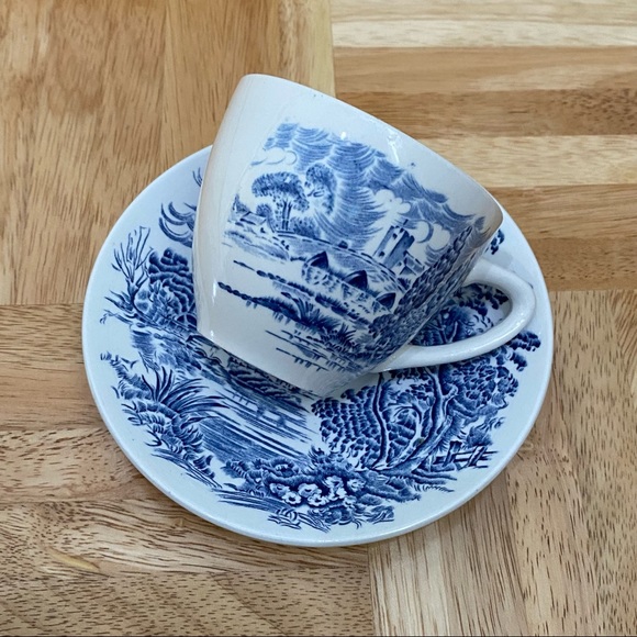 Wedgwood | Dining | Enoch Wedgwood Countryside Blue White Fine Bone ...